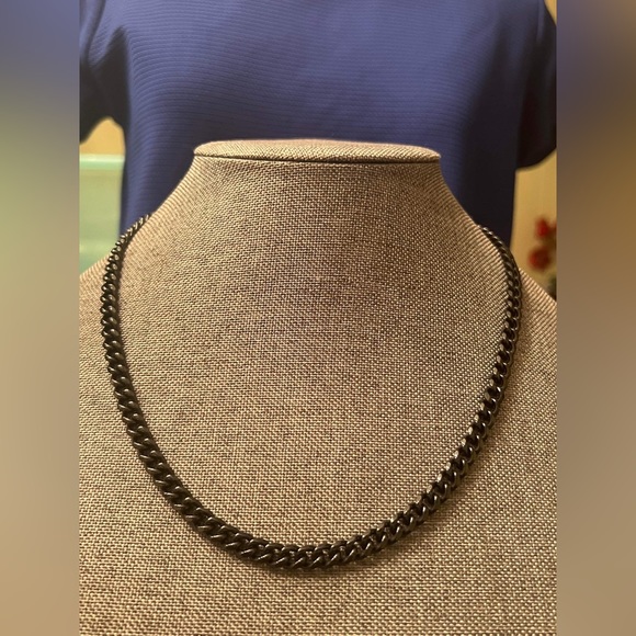 Jewelry | Black Costumized Cuban Chain Necklace 6mm Cuban Chain Cuban ...